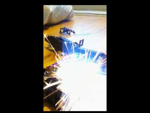 Camera explodes!