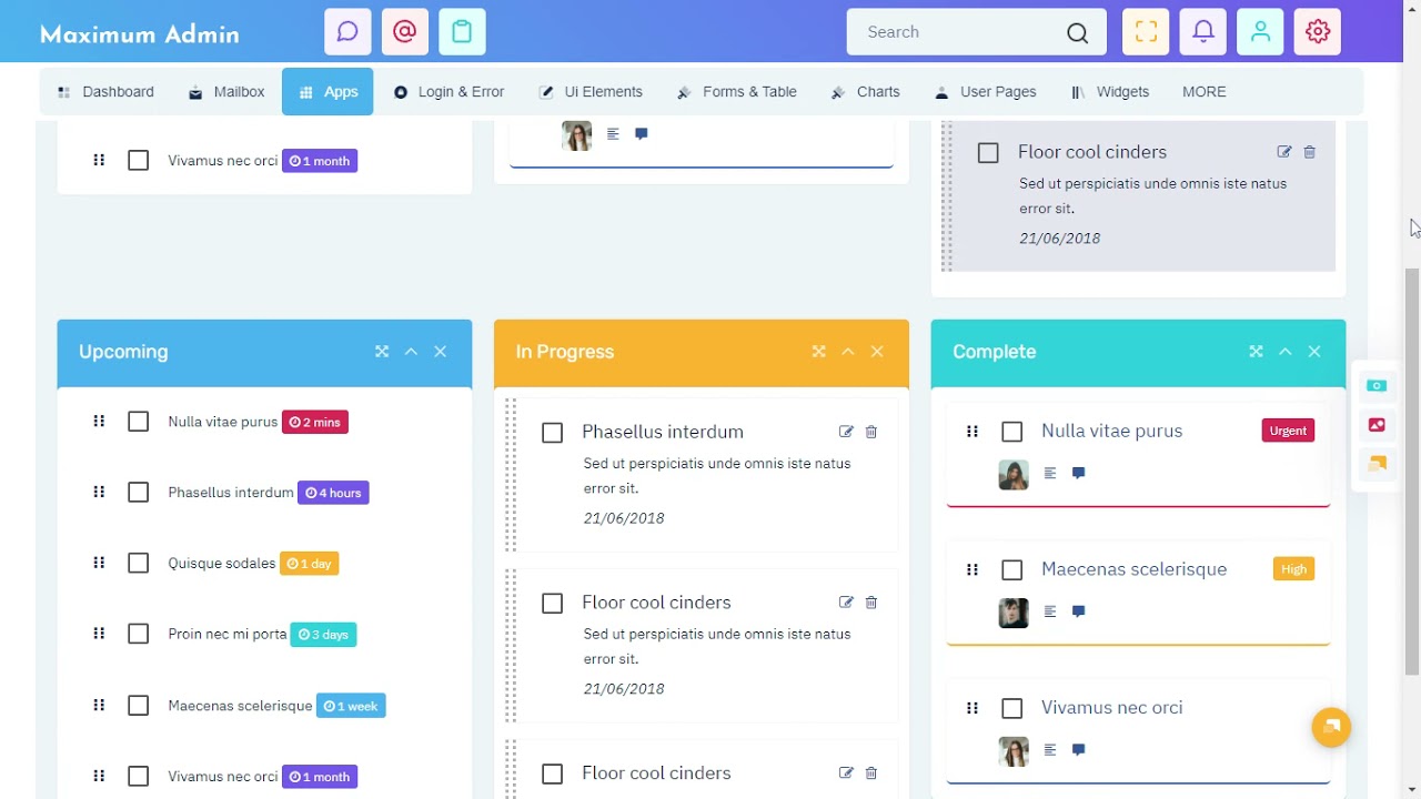 Bootstrap 5 Admin Dashboard Template with LTR Light Theme