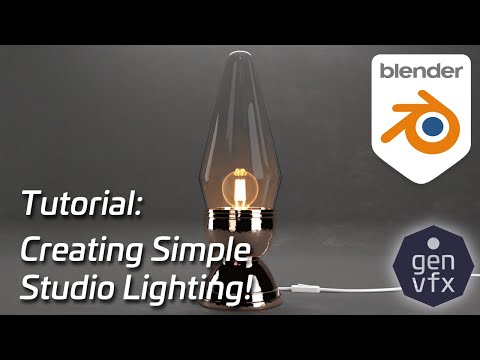 TUTORIAL: Quick and simple Studio Lighting in Blender that looks Great ...