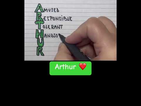 Meaning of the name ARTHUR #meaning #name #arthur