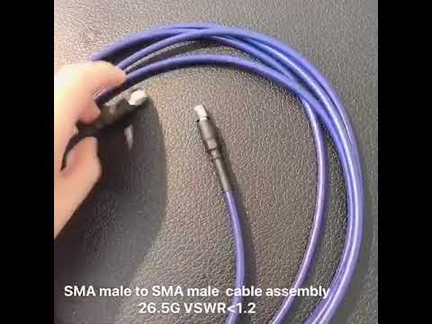 SMA male superflex cable assembly