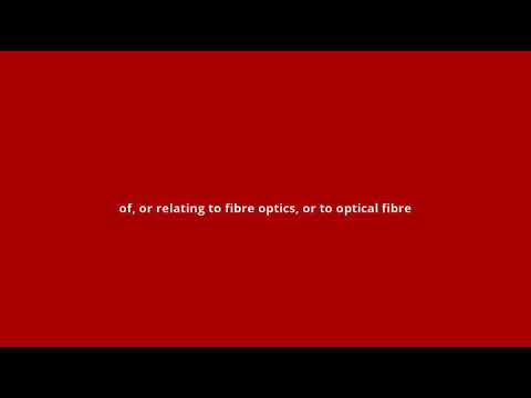 what is the meaning of fibre optic