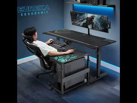 EUREKA ERGONOMIC Height Adjustable Computer Tower Stand Review | Perfect for Home Office & Gaming
