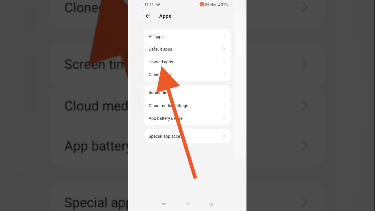 How To See Unused Apps in Android#youtubeshort#mobile#tips#tech#smartphone#shortvideo