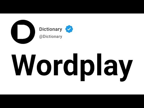 Wordplay Meaning In English