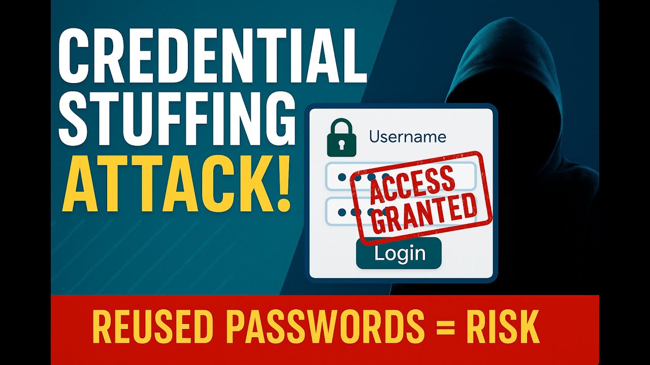 Credential Stuffing Explained 🔐 | How Hackers Exploit Your Passwords