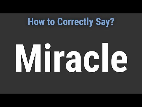 How to Pronounce Name Miracle (Correctly!)