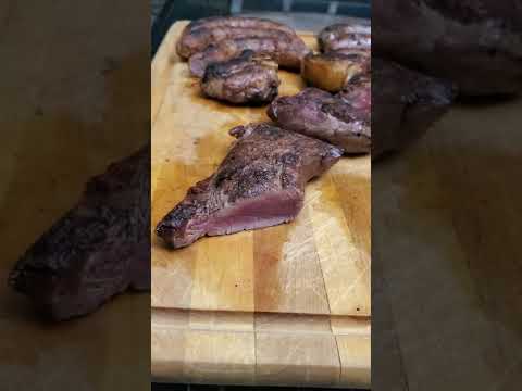 Super Dan EATS GRILLED MEATS - ELK, LAMB, SAUSAGE