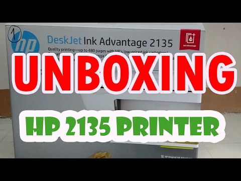UNBOXING HP 2135 PRINTER 2020
