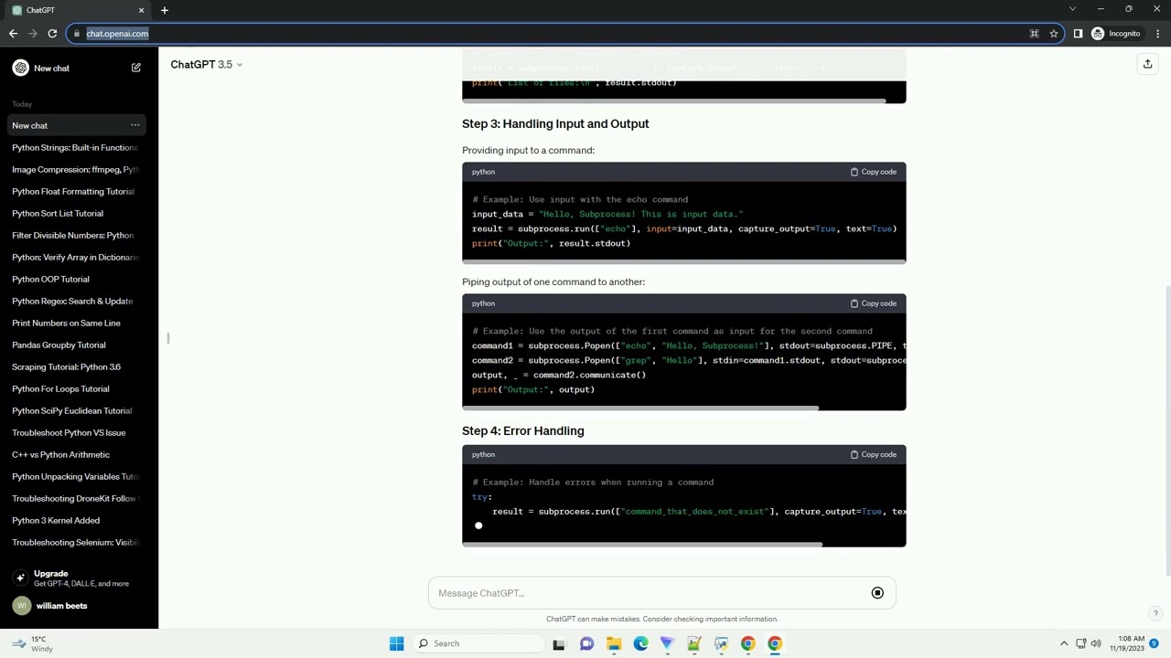 How to use python subprocess to control command line program correctly