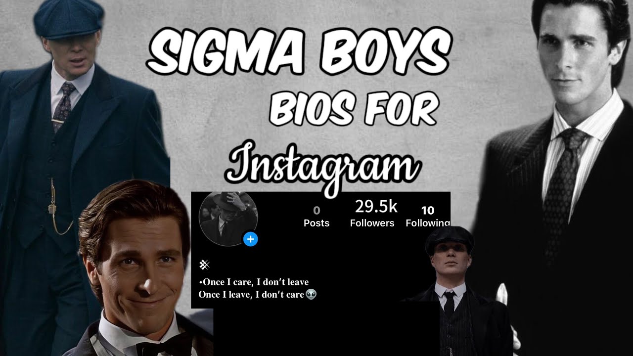 Sigma Boy Bios ideas for instagram 🔥🕊||Instagram bios for boys|| bios and captions