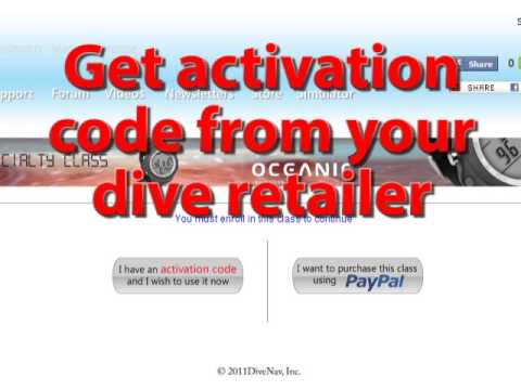DiveNav - Taking Online Classes - m3s1