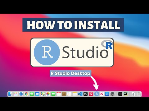 How to download R and install Rstudio on Mac OS Big Sur Apple Macbook M1