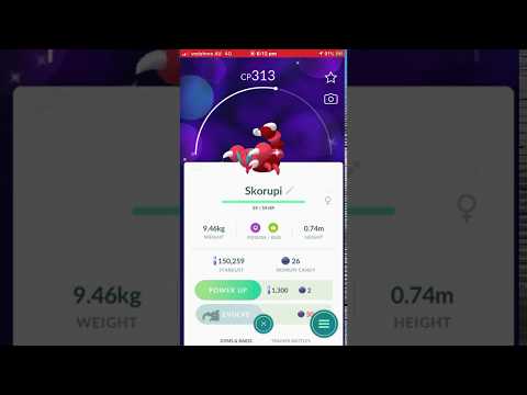 Shiny skorupi | Pokemon go