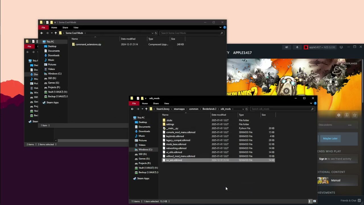 How to Install/Update the Borderlands 2/TPS/AoDK PythonSDK