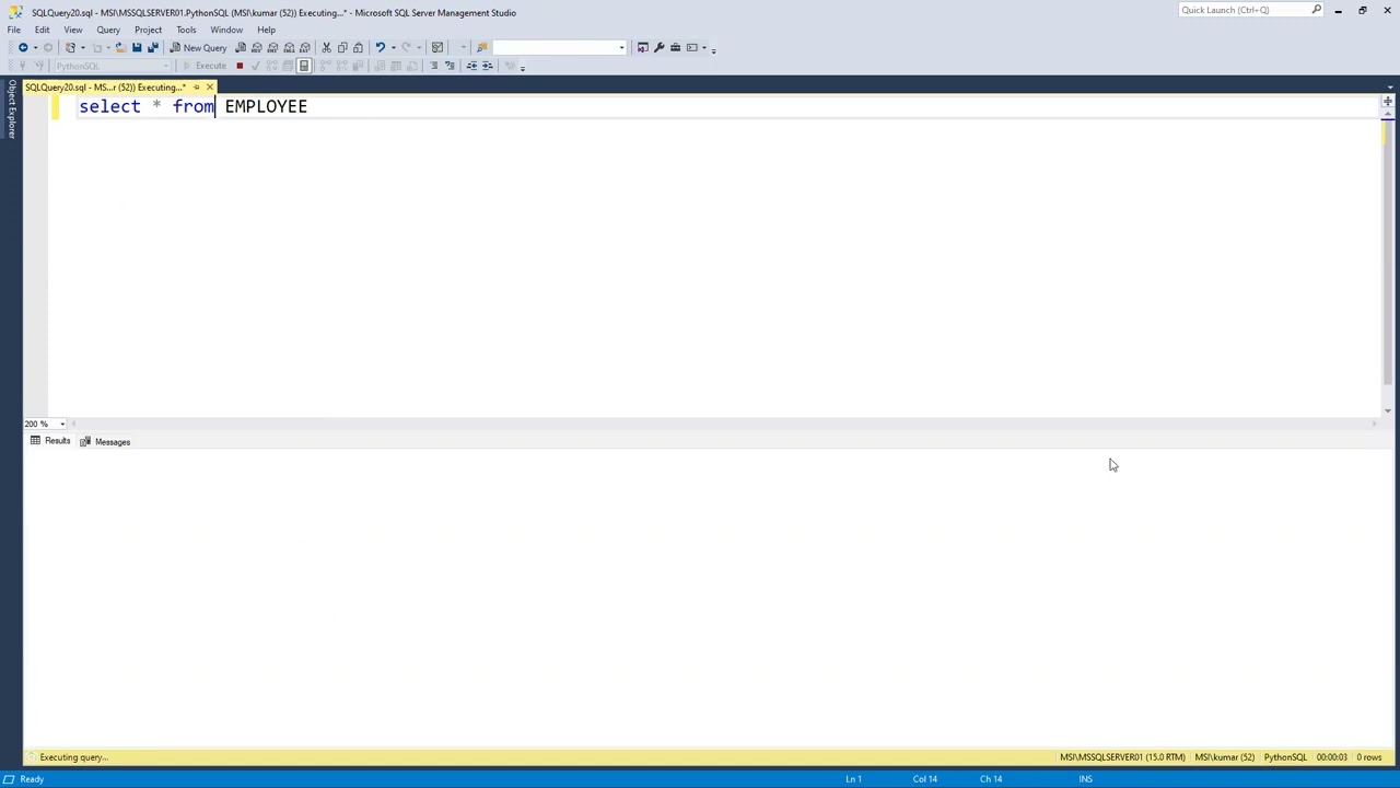 Insert data in SQL using Python