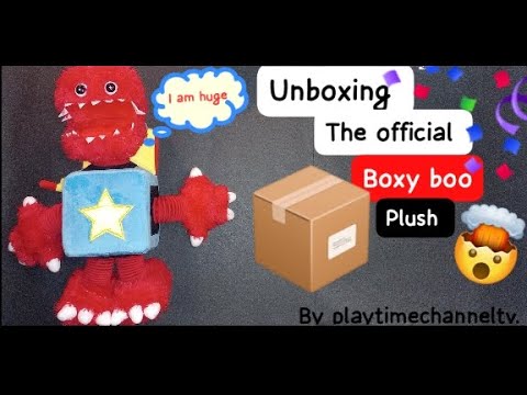 unboxing the official boxy boo plush from the official poppy playtime website. 😱❤️📦#poppyplaytime