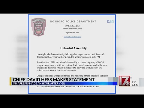 Arrest made hour after vigil in Roxboro