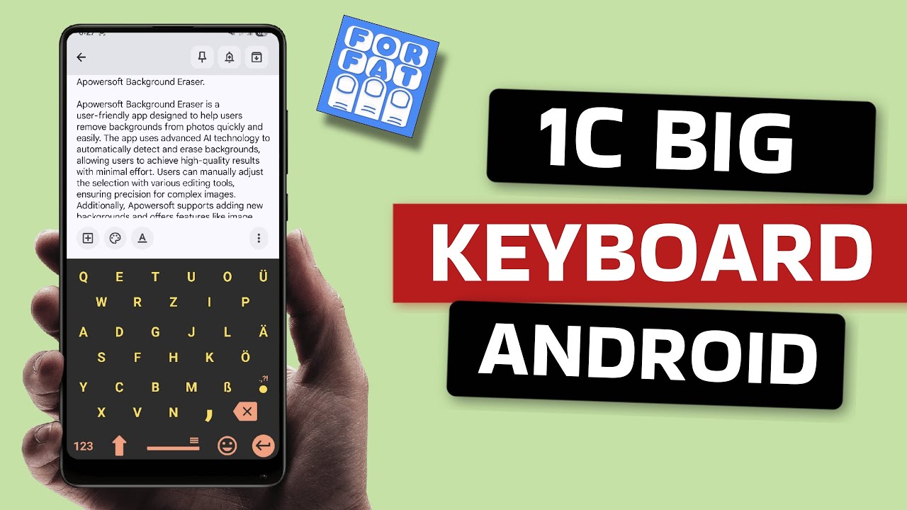 Best 1C Big Keyboard App for Android