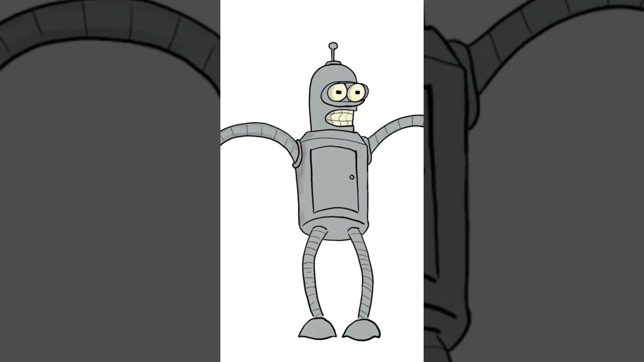 a time-lapse futurama fan art! hug your meatbags tight this holiday season