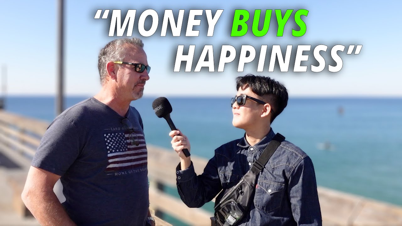 Asking Strangers If Money Buys Happiness (Newport Beach)