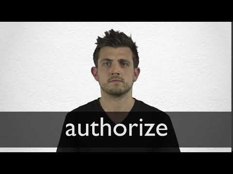 How to pronounce AUTHORIZE in British English