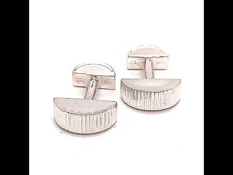 TIFFANY & CO ESTATE STERLING SILVER CUFFLINKS 21.5 GRAMS TIF144