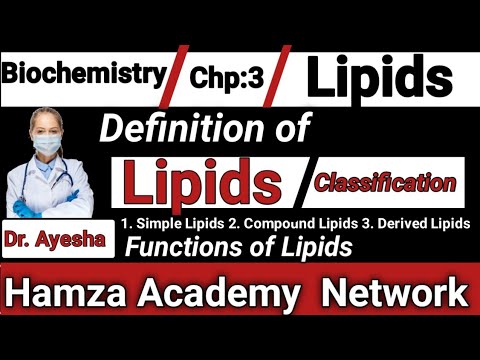 What is Lipids ll Classifications & functions of lipids
