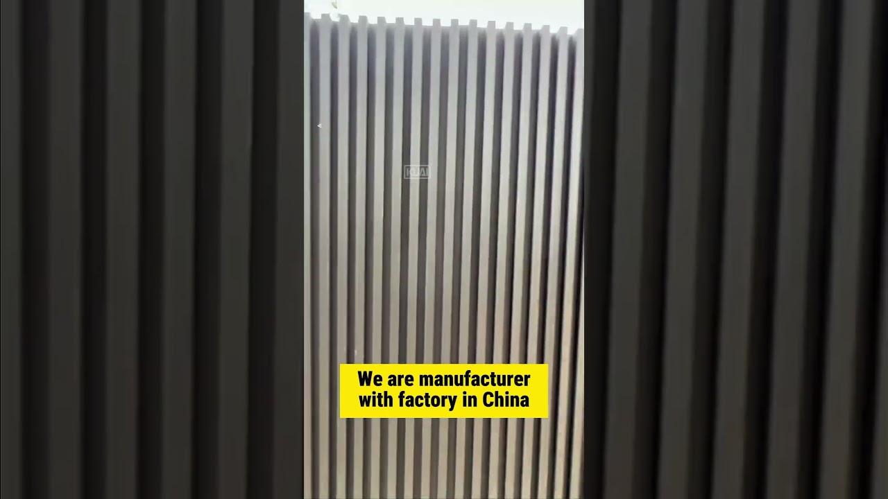 This is WPC wall cladding. We global exports. #wallpanel #fence #garden #wpc