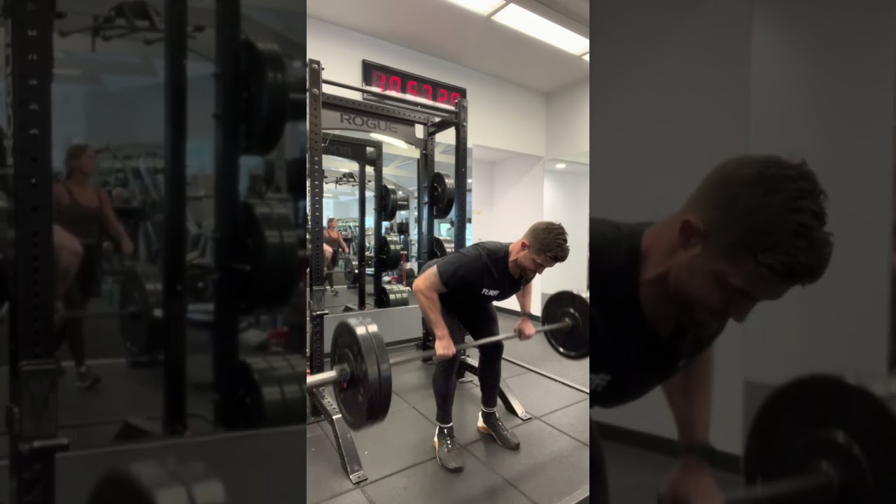 Pronated Grip Barbell Bent Over Row