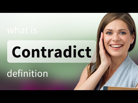 Contradict | CONTRADICT definition