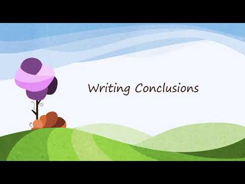 Week 9 - Writing Intros and Conclusions (3/18/2021)