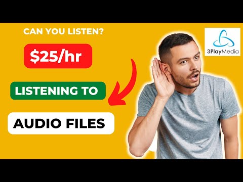 3play media transcription jobs| $1000 a WEEK listening to Audio #3playmediatranscriptionjobs