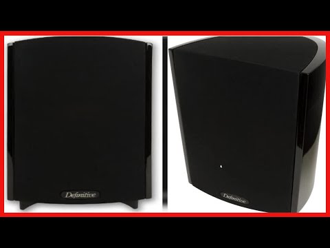 Definitive Technology ProMonitor 800 - 2-Way Satellite or Bookshelf Speaker for Home Theater Speaker