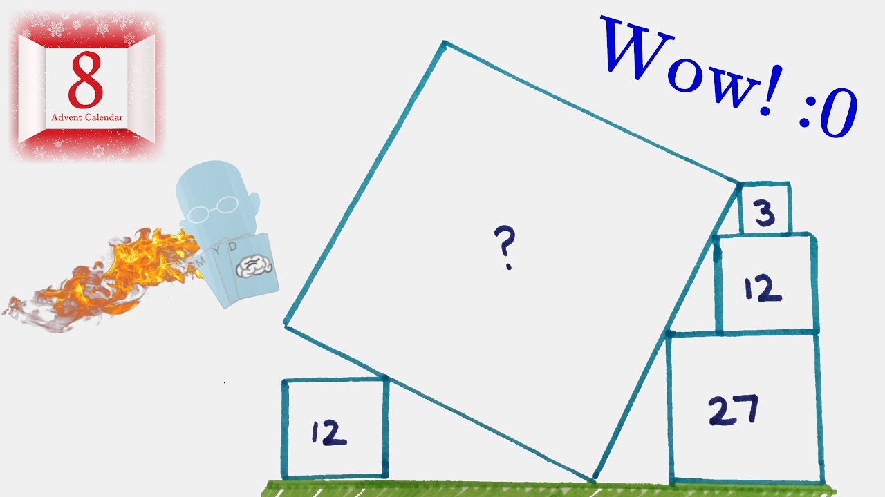 The Curious Leaned Square Geometry Problem!