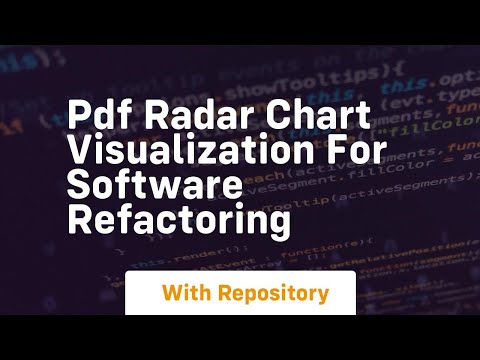 pdf radar chart visualization for software refactoring