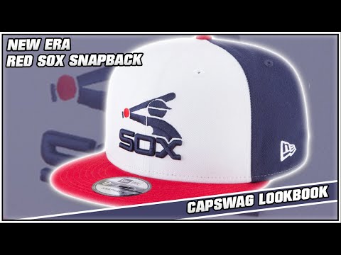 Retro Chicago White Sox 9Fifty Snapback Hat | Vintage White Sox 950 Snap Cap