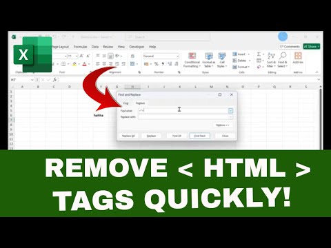 How to Remove HTML Tags in Excel (Quickest Way!)