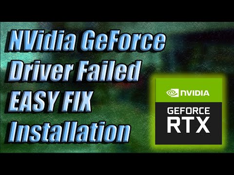 EASY FIX NVidia GeForce Experience Driver Download Failed Error