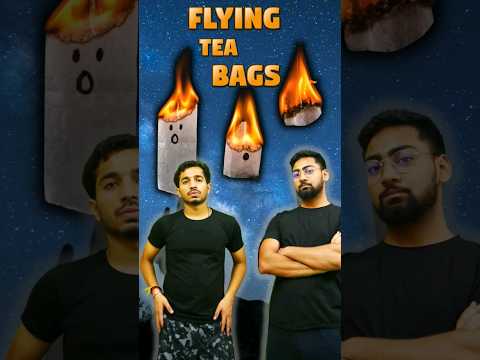 Flying Tea Bag Magic || LIFE HACK || #shorts #viral #ytshorts