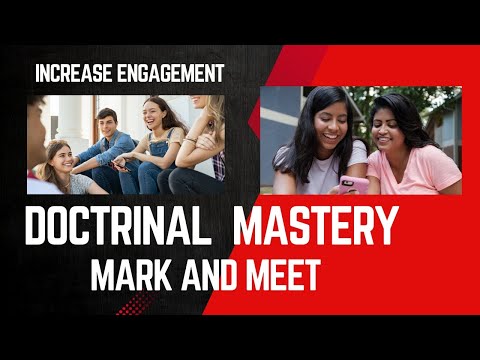 DOCTRINAL MASTERY MARK AND MEET FOR BOOK OF MORMON PART 2 for LDS Seminary Helps