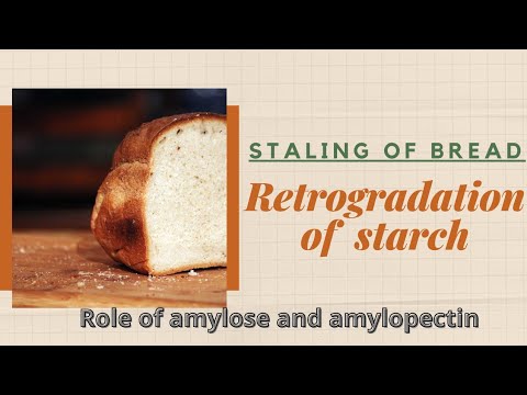 Why bread Become stale!? Retrogradation of starch Why bread Become hard!!? weeping of water