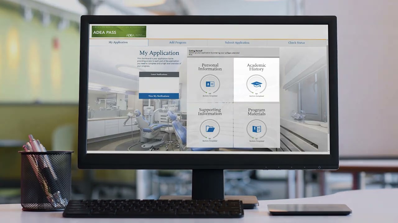 ADEA PASS APPLICATION TUTORIAL
