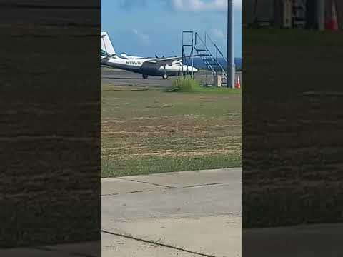 (4K) Embraer E175LR American Eagle Landing on Runway 29 in Anguilla Airport AXA!