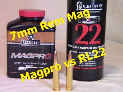 Reloading 7mm Rem Mag, which is the better powder, Magpro vs RL22?