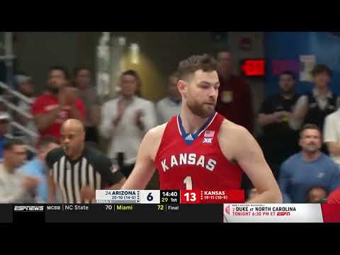 Caleb Love 2024-2025 Season Makes - Arizona - NCAA