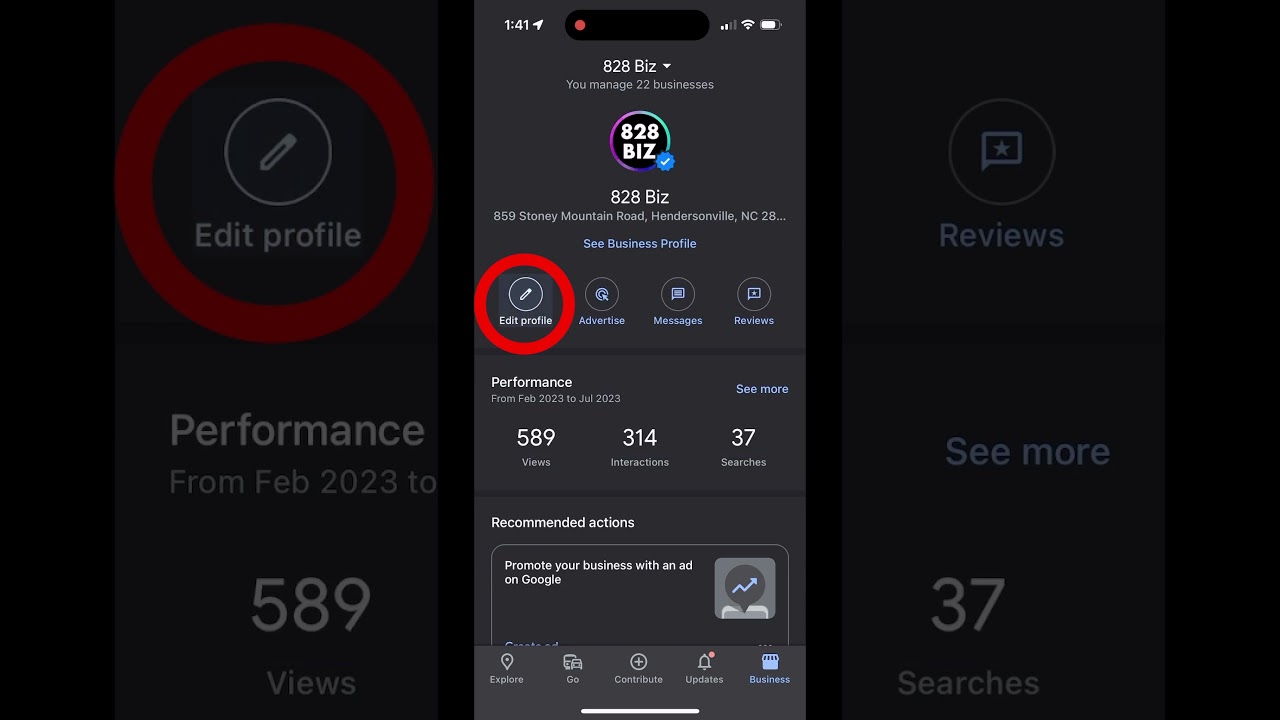 How-to Update Google Business Profile from Google Maps
