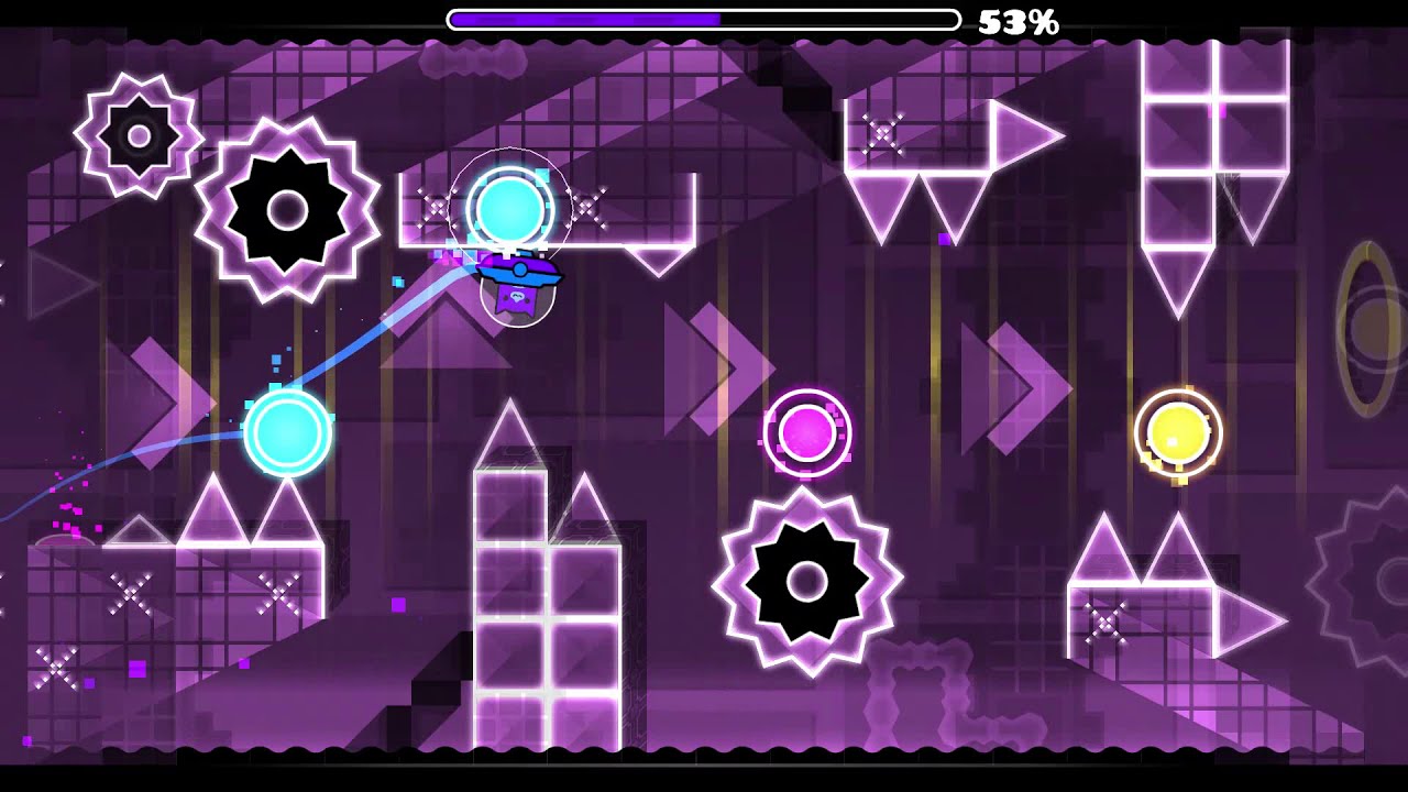 Vision (Medium Demon) by matioba & 8BitFudge - Geometry Dash