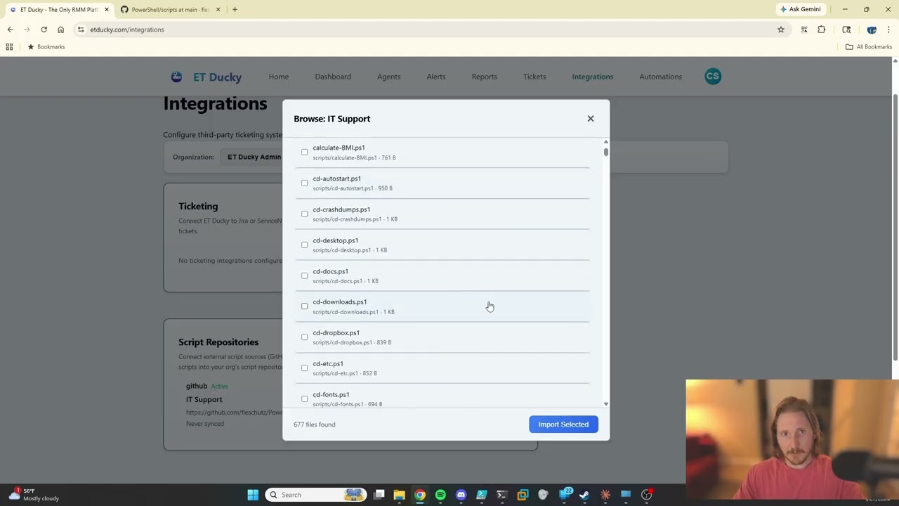 ET Ducky RMM - Github Repo Script Import