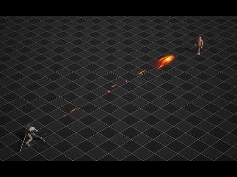 VFX Fire Projectile UE5 - Real Time VFX